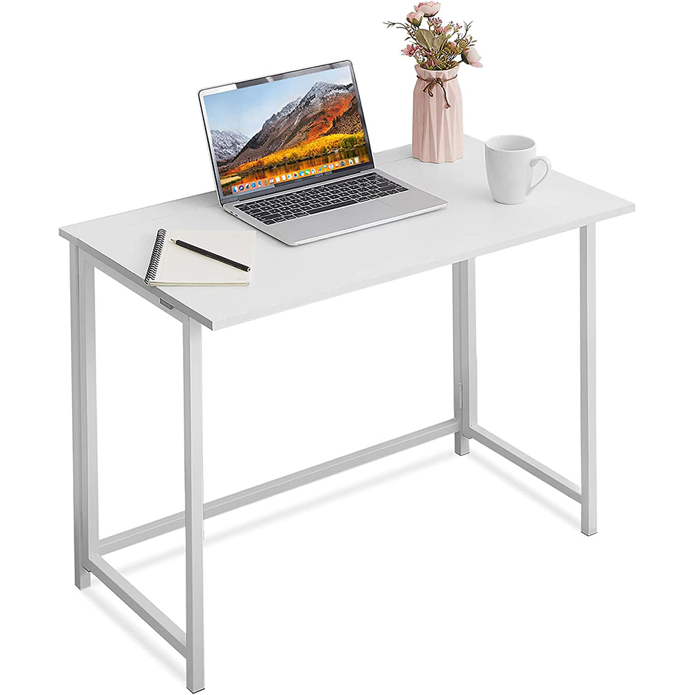 Compact Foldable Computer Desk - White - Homesbrand