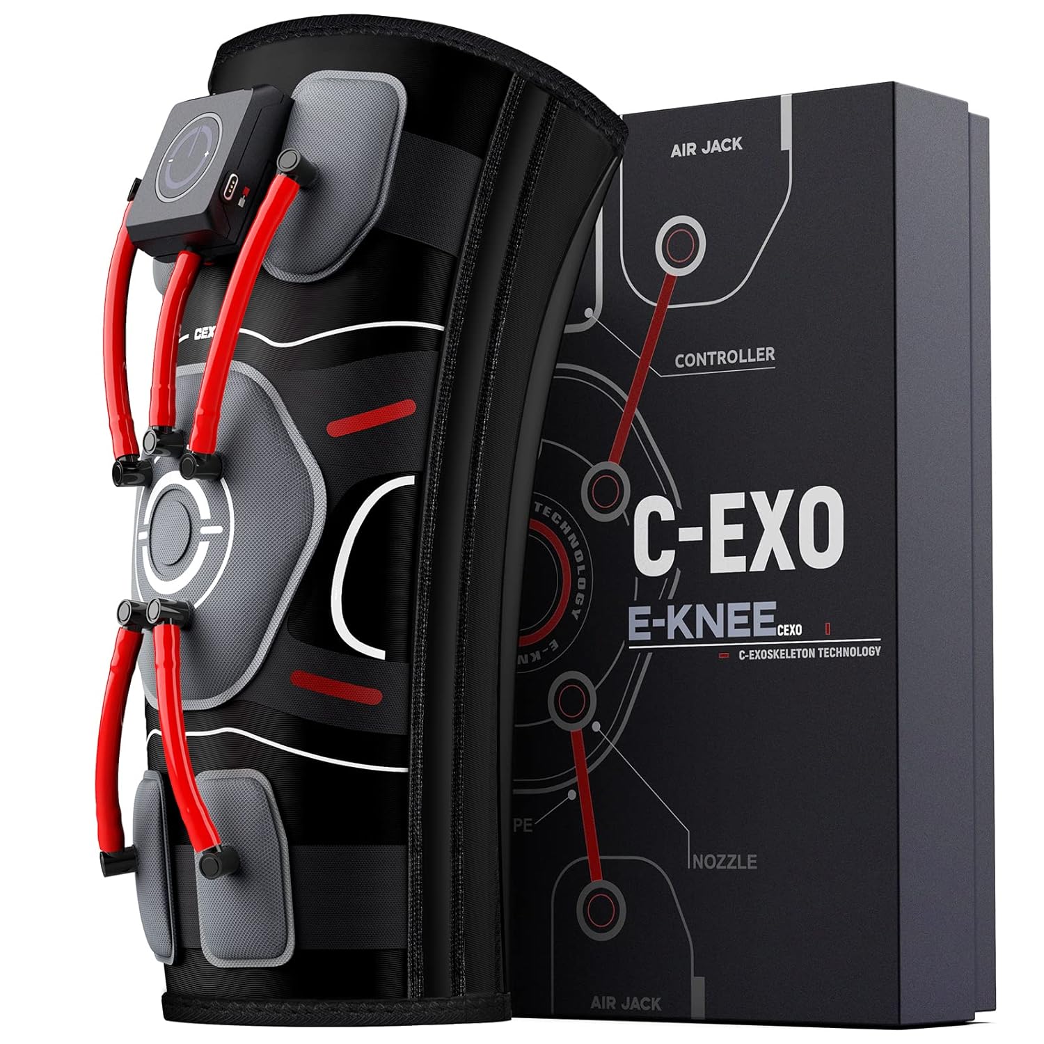 E-KNEE Professional Knee Brace with Side Stabilizers - Homesbrand